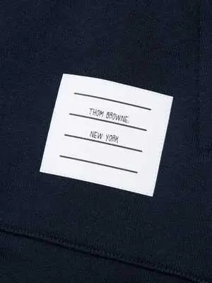Thom Browne Rwb Stripe Cotton Hoodie