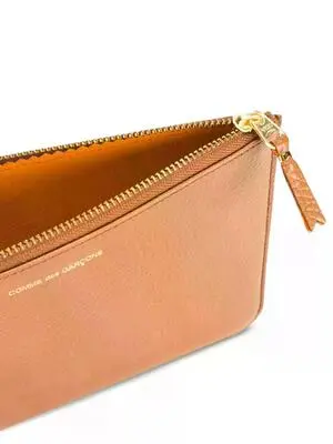 Comme Des Garçons Zipped Clutch - Brown