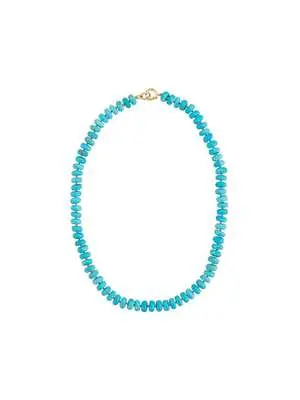 Irene Neuwirth 18kt Yellow Gold Bead Necklace - Blue