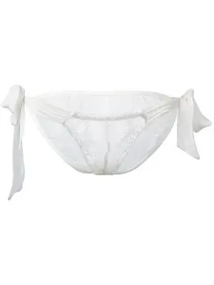 GILDA & PEARL Ava Tie-side Knickers - White