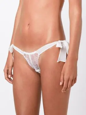GILDA & PEARL Ava Tie-side Knickers - White