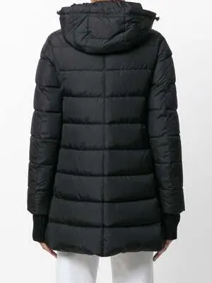 Herno Hooded Padded Coat - Black