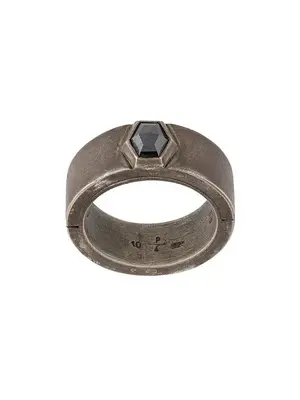 PARTS OF FOUR Sistema Ring With Hex Diamond