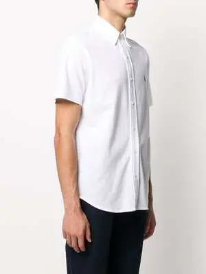 Polo Ralph Lauren Embroidered Logo Polo Shirt - White