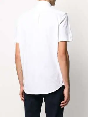 Polo Ralph Lauren Embroidered Logo Polo Shirt - White