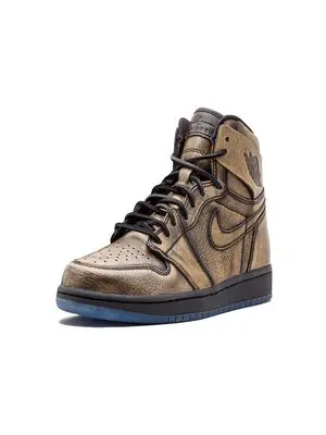 JORDAN Air 1 Retro High Wings Sneakers - Metallic