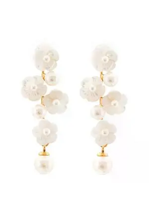 JENNIFER BEHR Calissa Drop Earrings - White