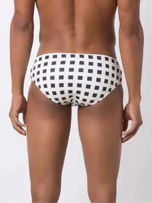AMIR SLAMA Geometric Print Trunks