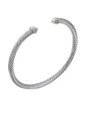 David Yurman Sterling Classic Cable Diamond Bracelet