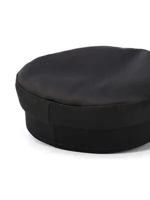 Ruslan Baginskiy Rhinestone Logo Breton Hat - Black