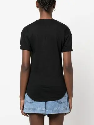 MARANT ETOILE Koldi Logo T-shirt - Black