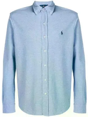 Polo Ralph Lauren Embroidered Logo Button-down Shirt - Blue