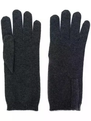Brunello Cucinelli Knitted Gloves - Grey