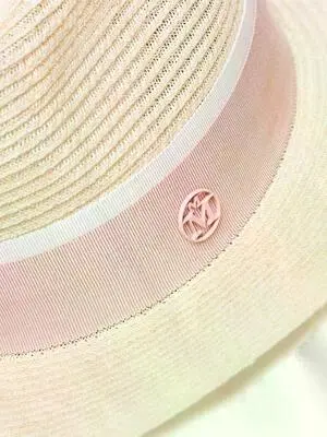 MAISON MICHEL Henrietta Fedora Hat - Neutrals
