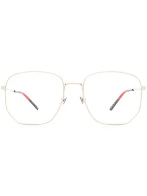 Gucci Octagon Eyeglasses - Gold