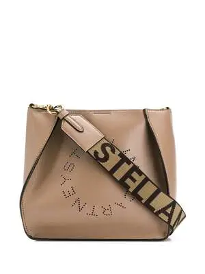 Stella McCartney Logo Shoulder Bag - Neutrals