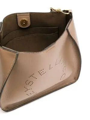 Stella McCartney Logo Shoulder Bag - Neutrals