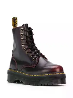 Dr. Martens Jadon Combat Boots - Red