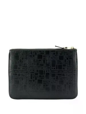 Comme Des Garçons Leather Clutch - Black