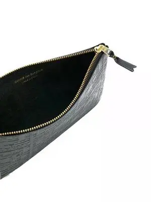 Comme Des Garçons Leather Clutch - Black