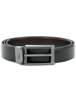BOSS Reversible Leather Belt - Black