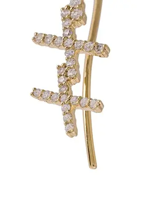 ALINKA 18kt Gold Katia Diamond Left Cuff Earring - Metallic