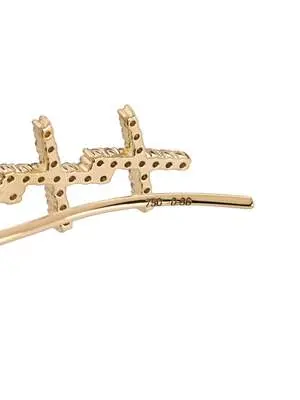 ALINKA 18kt Gold Katia Diamond Left Cuff Earring - Metallic