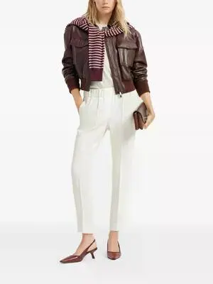 Brunello Cucinelli Long-sleeve Knitted Top - Neutrals