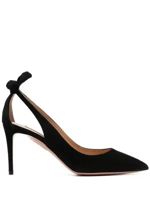AQUAZZURA Bow Tie 85mm Pumps