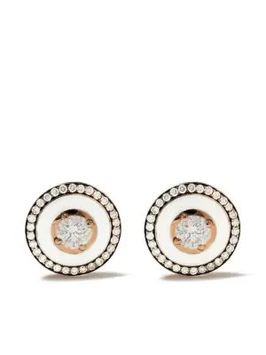 SELIM MOUZANNAR 18kt Diamond Earrings - Pink