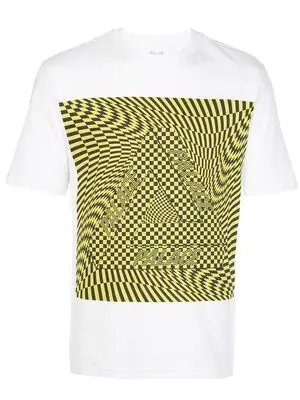 PALACE Mash Eye Illusion-print T-shirt - White