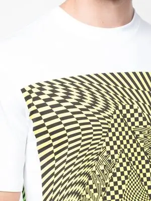 PALACE Mash Eye Illusion-print T-shirt - White