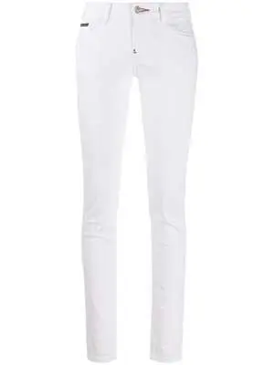 Philipp Plein Skinny Jeans - White