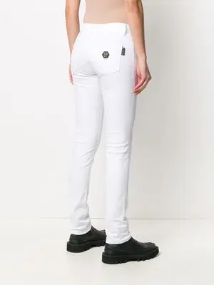 Philipp Plein Skinny Jeans - White