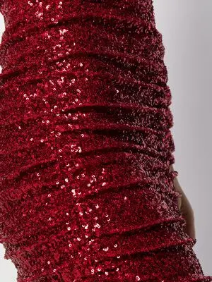 Dolce & Gabbana Sequin-embellished Draped Gown