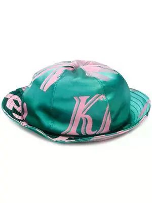 Kirin Logo Print Bucket Hat