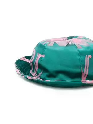 Kirin Logo Print Bucket Hat