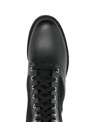 Fendi Rockoko Combat Boots - Black