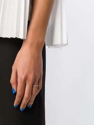 WOUTERS & HENDRIX 18kt Diamond Chain Ring - Silver