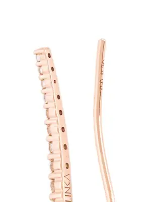 ALINKA 18kt Rose Gold Dasha Super Fine Diamond Left Cuff Earring - Metallic