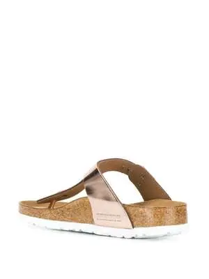 BIRKENSTOCK Metallic Thong Sandals - Pink