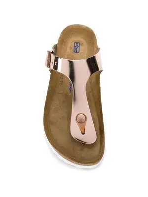 BIRKENSTOCK Metallic Thong Sandals - Pink