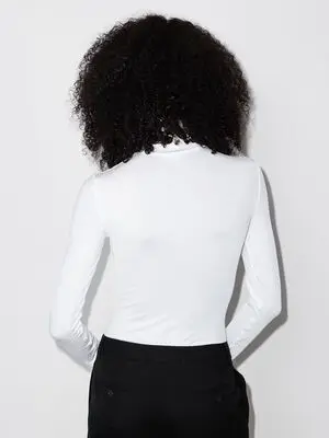 Wolford Colorado Turtleneck Bodysuit - White