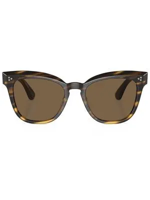 Oliver Spencer Marianela Square Sunglasses - Black