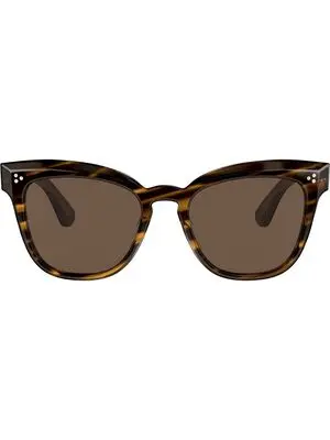 Oliver Spencer Oliver Peoples Marianela Square Sunglasses Brown