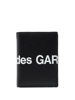 Comme Des Garçons Logo-print Bi-fold Wallet - Black