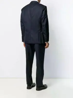 Brunello Cucinelli Peak-lapel Suit - Blue