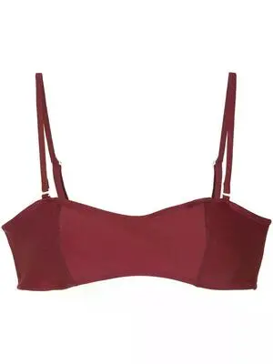 DUSKII Bandeau Bikini Top - Red