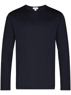 Sunspel Long-sleeve T-shirt - Blue