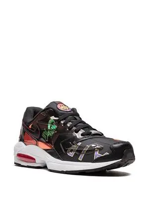 Nike X Atmos Air Max 2 Light Qs Logos Alternative Sneakers - Black